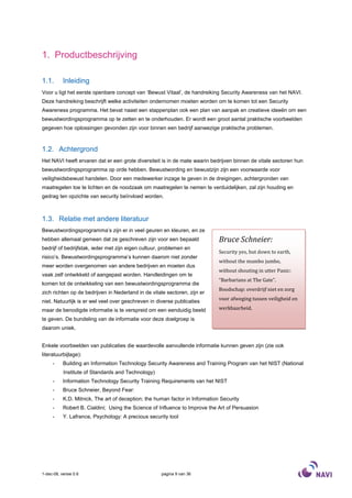 Handreiking - Security Awareness (Concept) | PDF