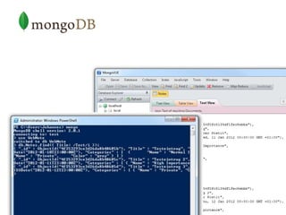 NoSQL - Hands on | PPT