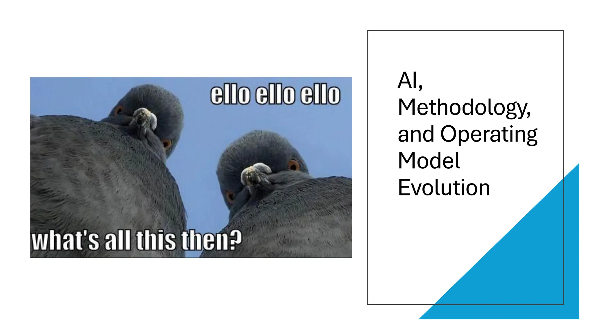 AI, Methodology, and Operating Model Evolution | PPT