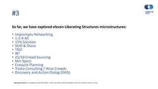 Liberating Structures for Scrum: The Sprint Review | PPTX