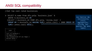 Apache Drill – Hands-On SQL References | PPT