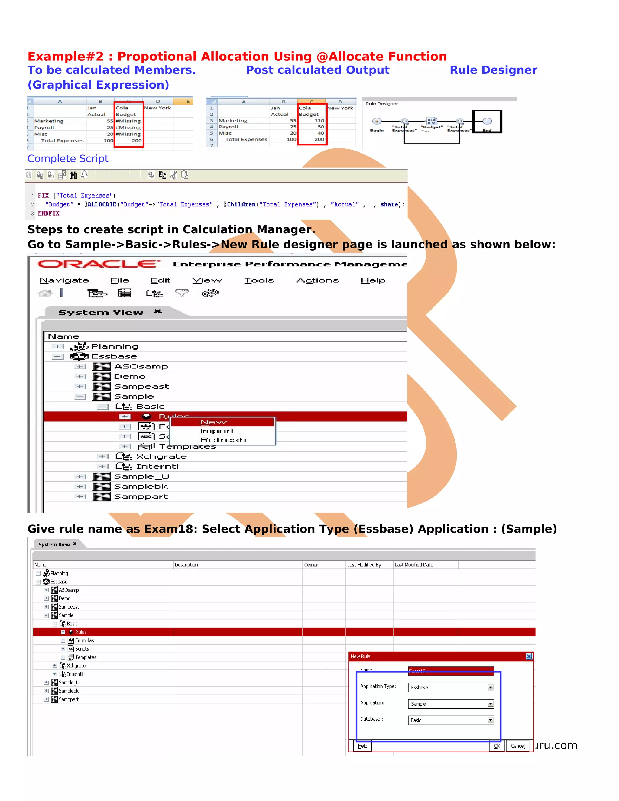 Hands on-guide-for-calculation-manager | PDF