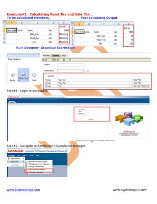 Hands on-guide-for-calculation-manager | PDF