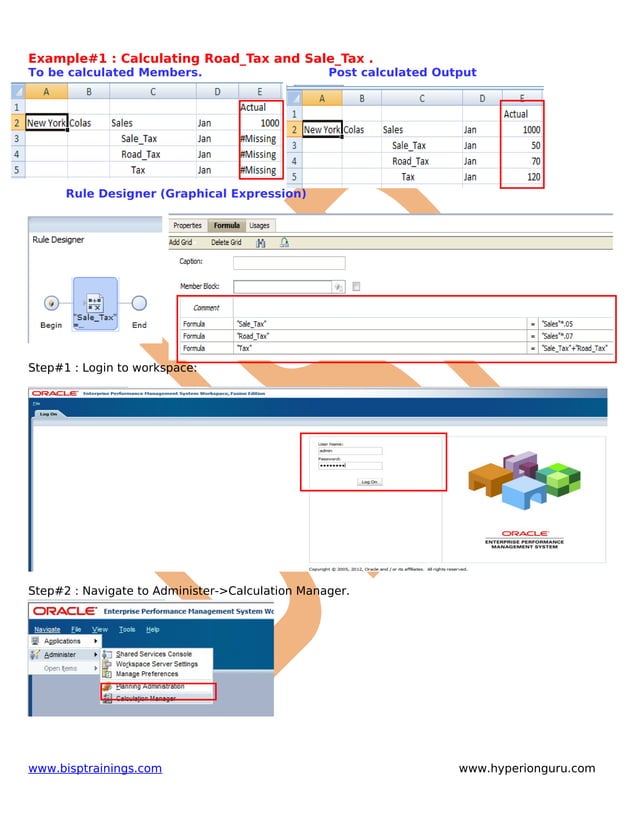 Hands on-guide-for-calculation-manager | PDF