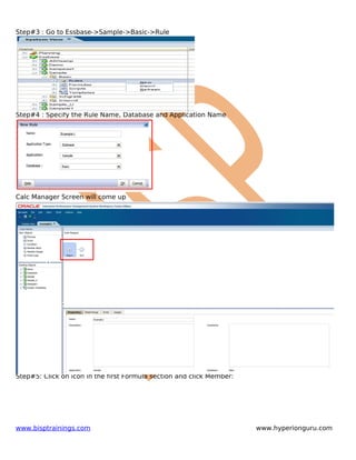 Hands on-guide-for-calculation-manager | PDF