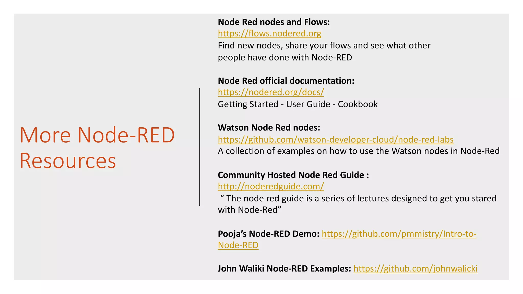 Hands on-intro to Node-RED | PDF