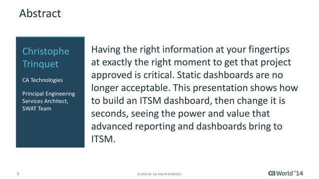 Hands-On Lab: Let's Build an ITSM Dashboard | PDF | Databases ...