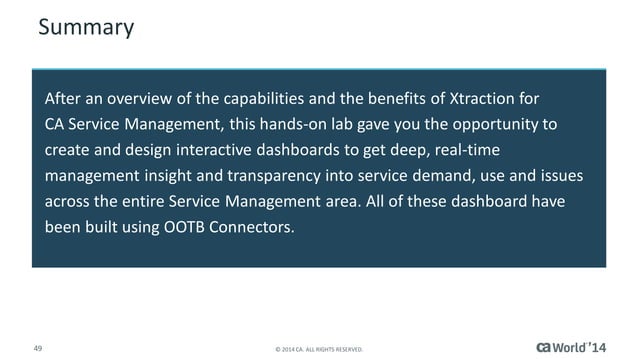 Hands-On Lab: Let's Build an ITSM Dashboard | PDF | Databases ...