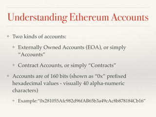 Hands on Ethereum - Getting Started | PDF