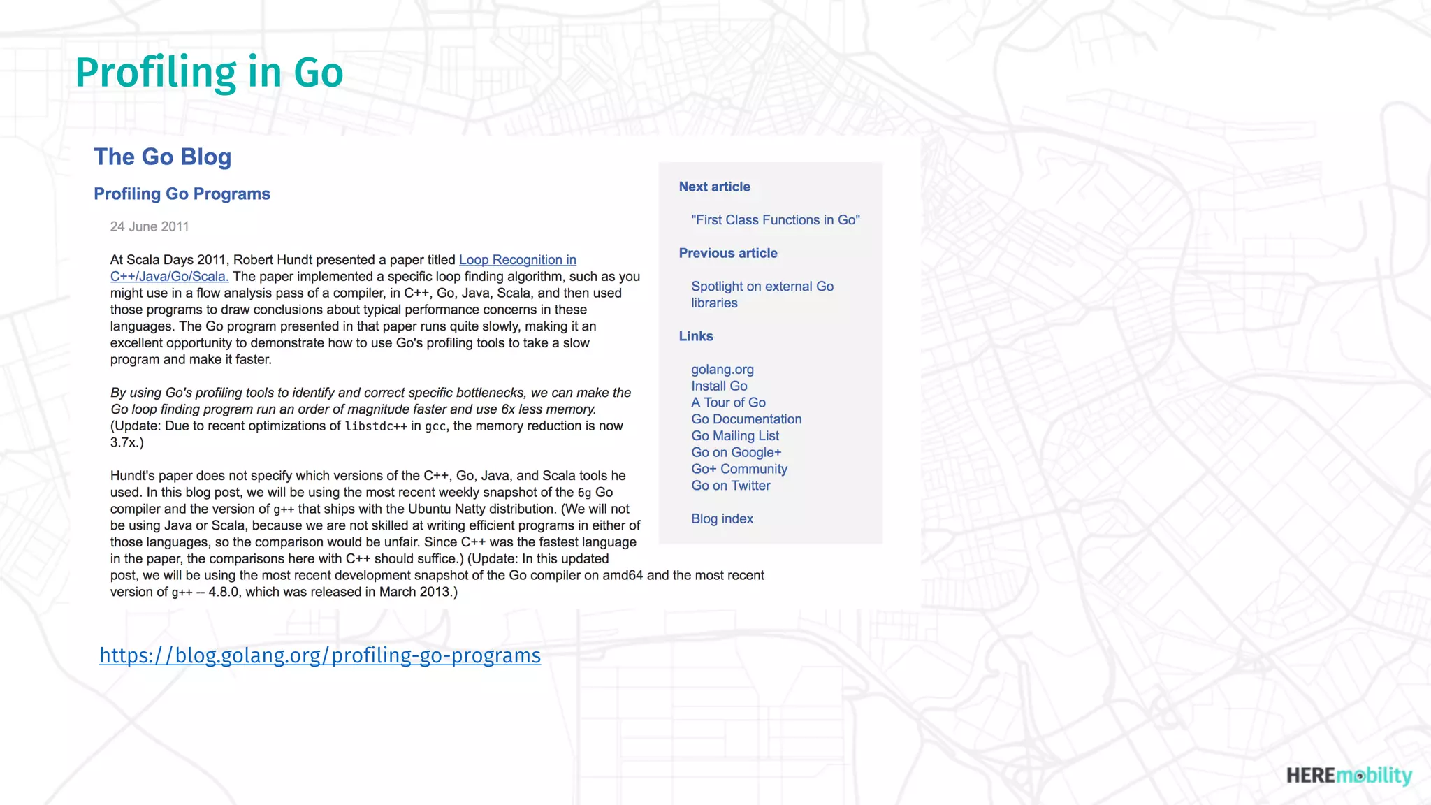 Hands-on go profiling | PPT