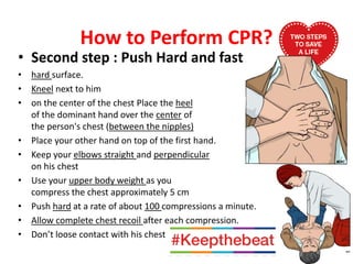 Hands only CPR - maha hammmady | PPTX