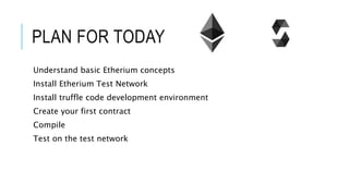 Hands on with smart contracts | PPT