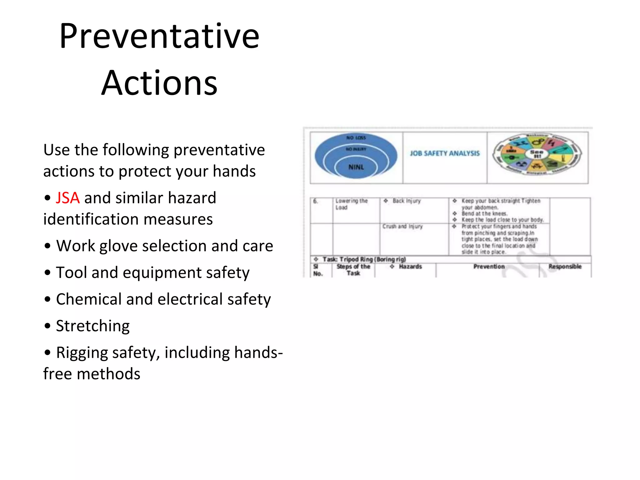 Hand Safety 2020 | PPTX