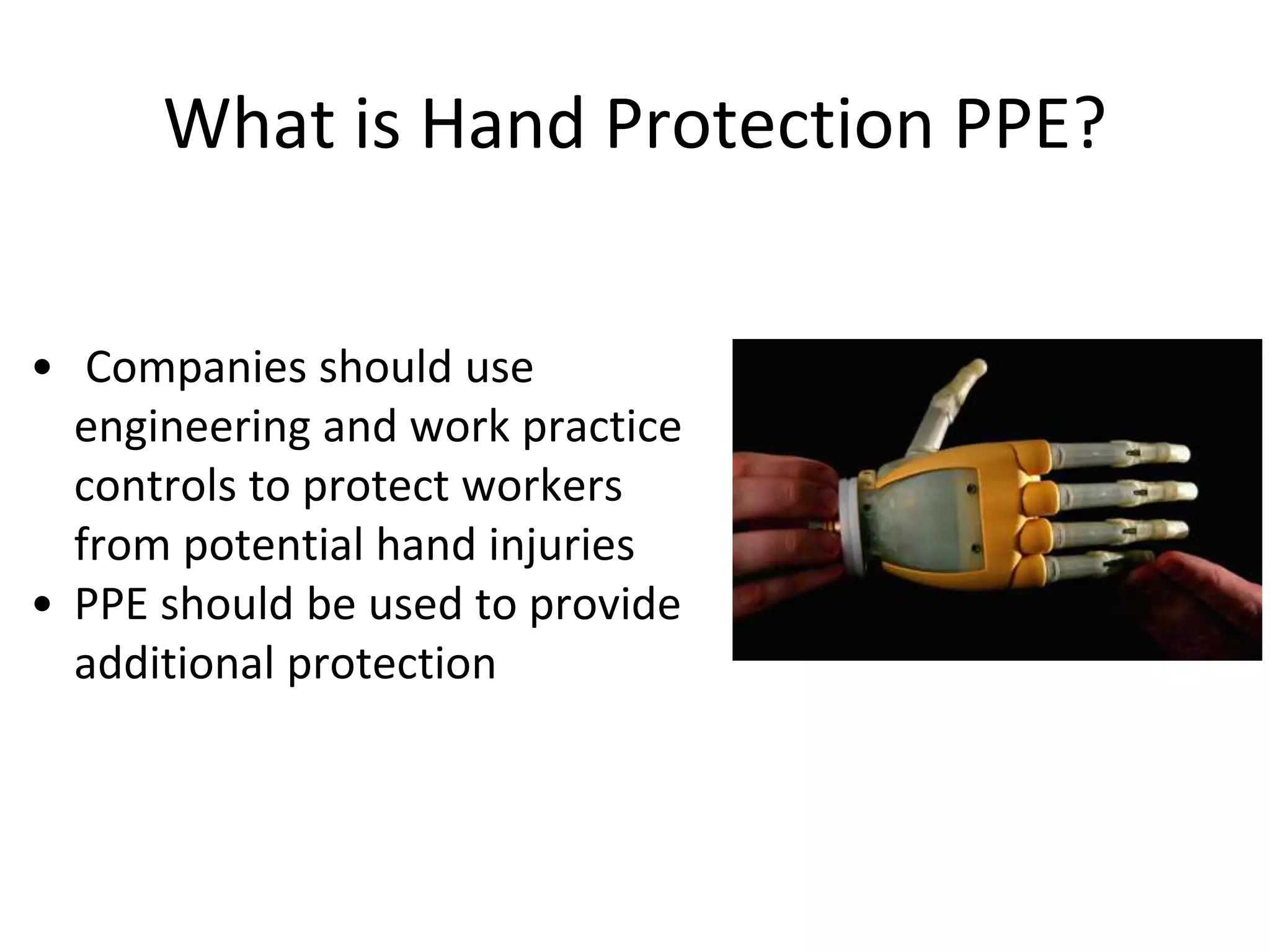 Hand safety 2020 | PPTX