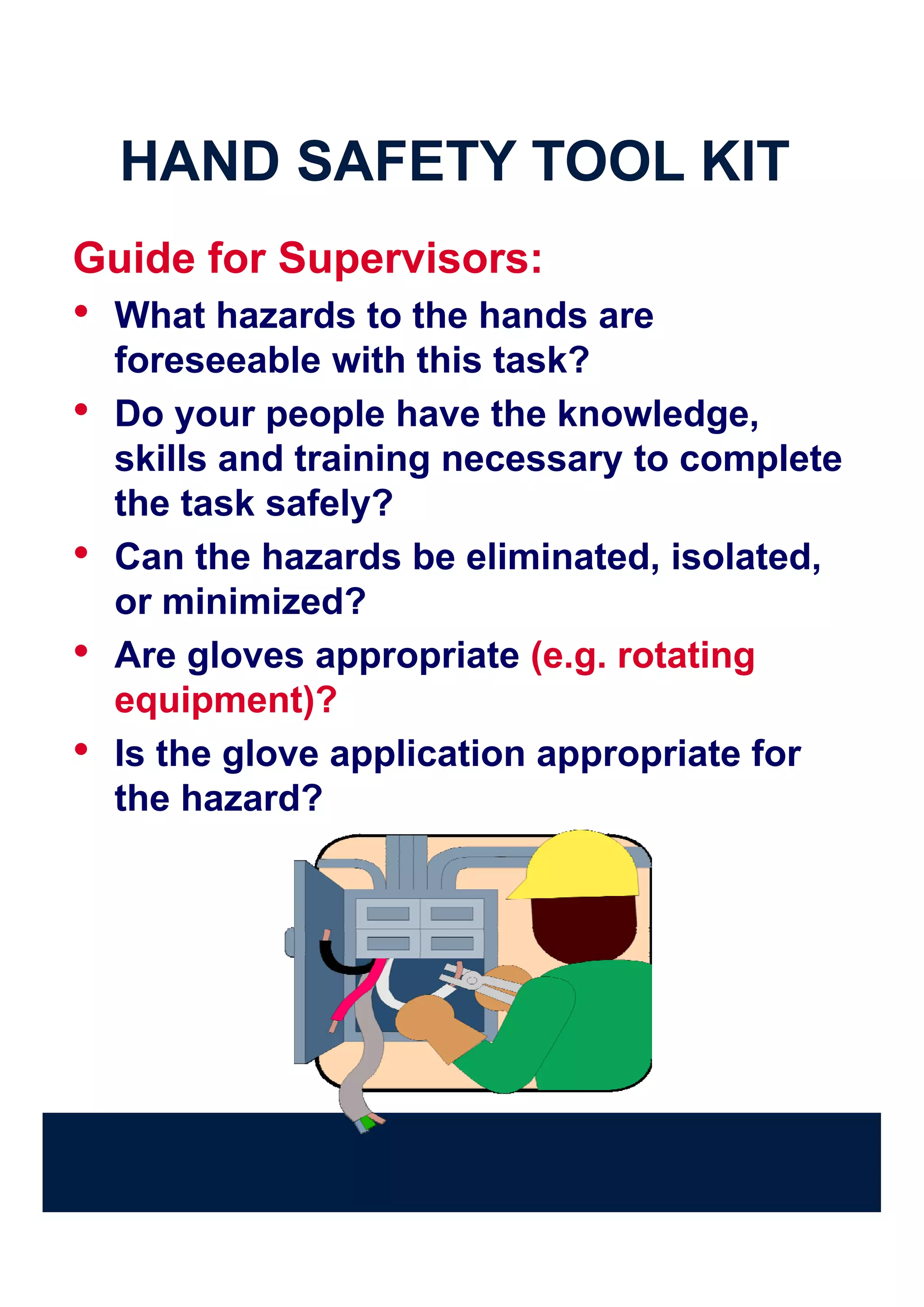 Hand safety toolkit from iadc website | PDF