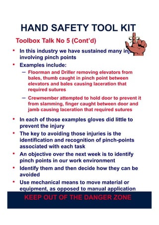 Hand safety toolkit from iadc website | PDF