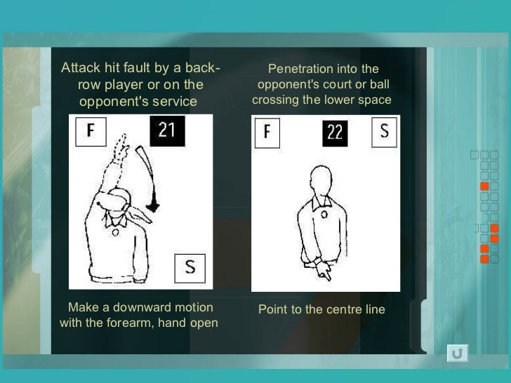Hands and arms signals