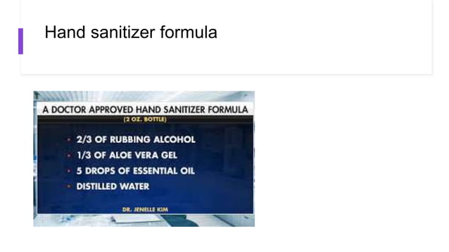 Hand sanitizer | PPTX
