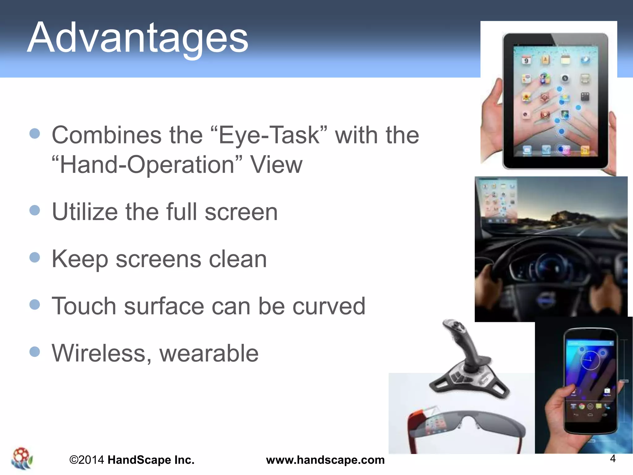 HandScape is re-inventing Touch | PPT