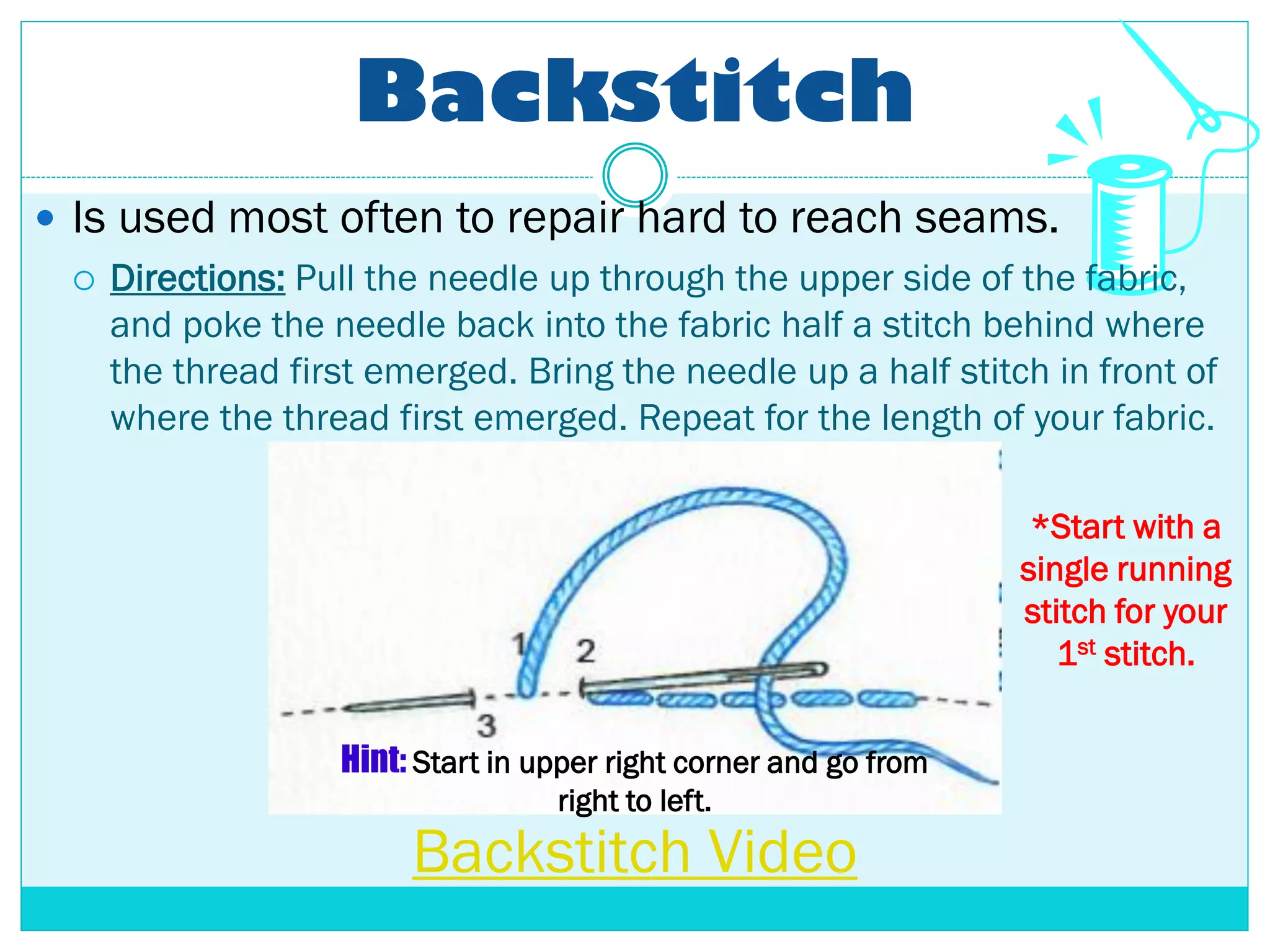 Hand Sewing Stitches PPT with videos.pdf