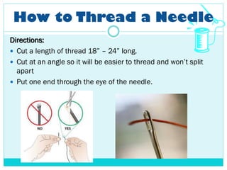 Hand Sewing Stitches PPT with videos.pdf