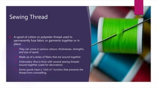 PAA 9: Hand sewing tools | PPT