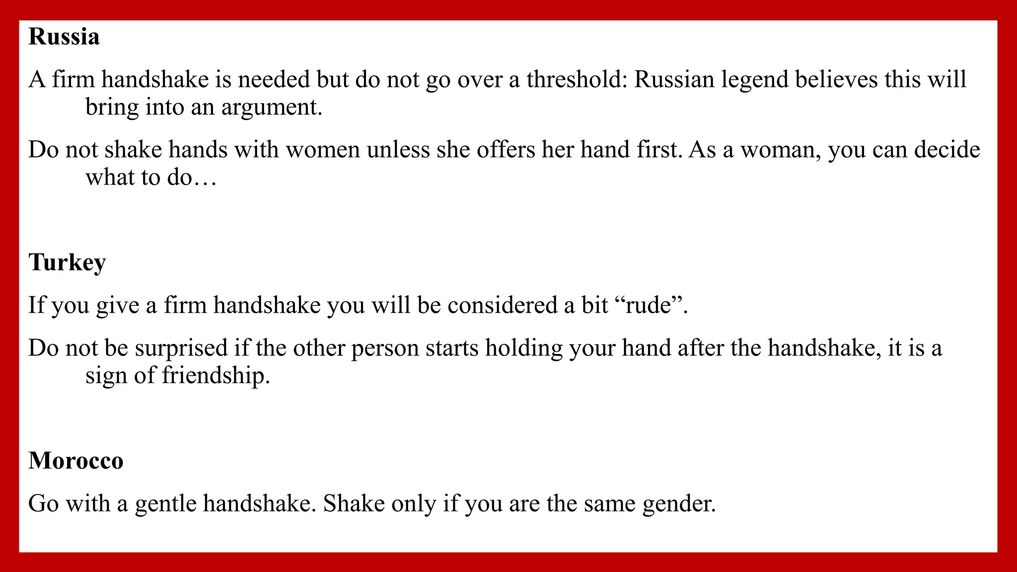 Give an Effective Handshake - Meaning - What to do | PPTX