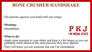 Give an Effective Handshake - Meaning - What to do | PPTX