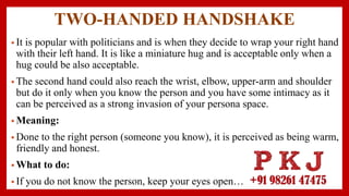 Give an Effective Handshake - Meaning - What to do | PPTX