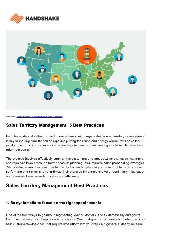 Sales Territory Management 5 Best Practices