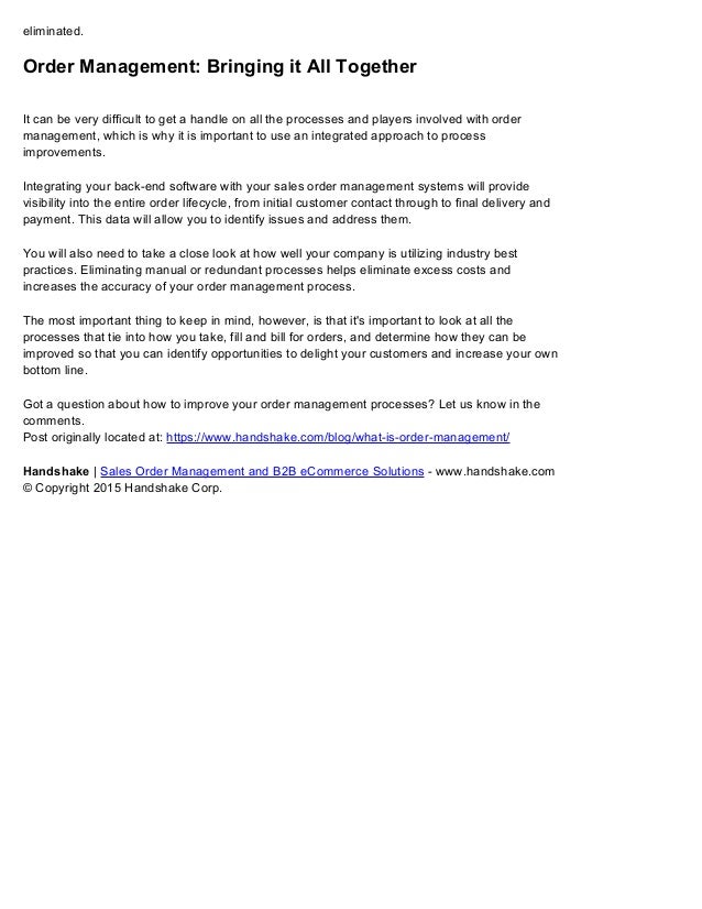 What is Order Management & How Can It Be More Efficient?