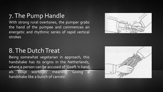 Handshakes and their types | PPTX