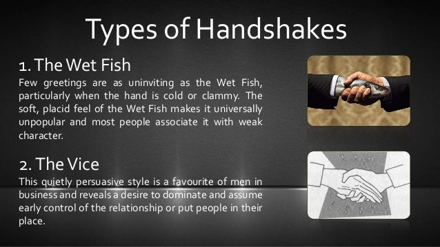 Handshakes and their types