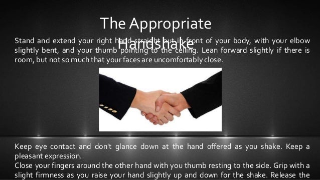 Handshakes and their types