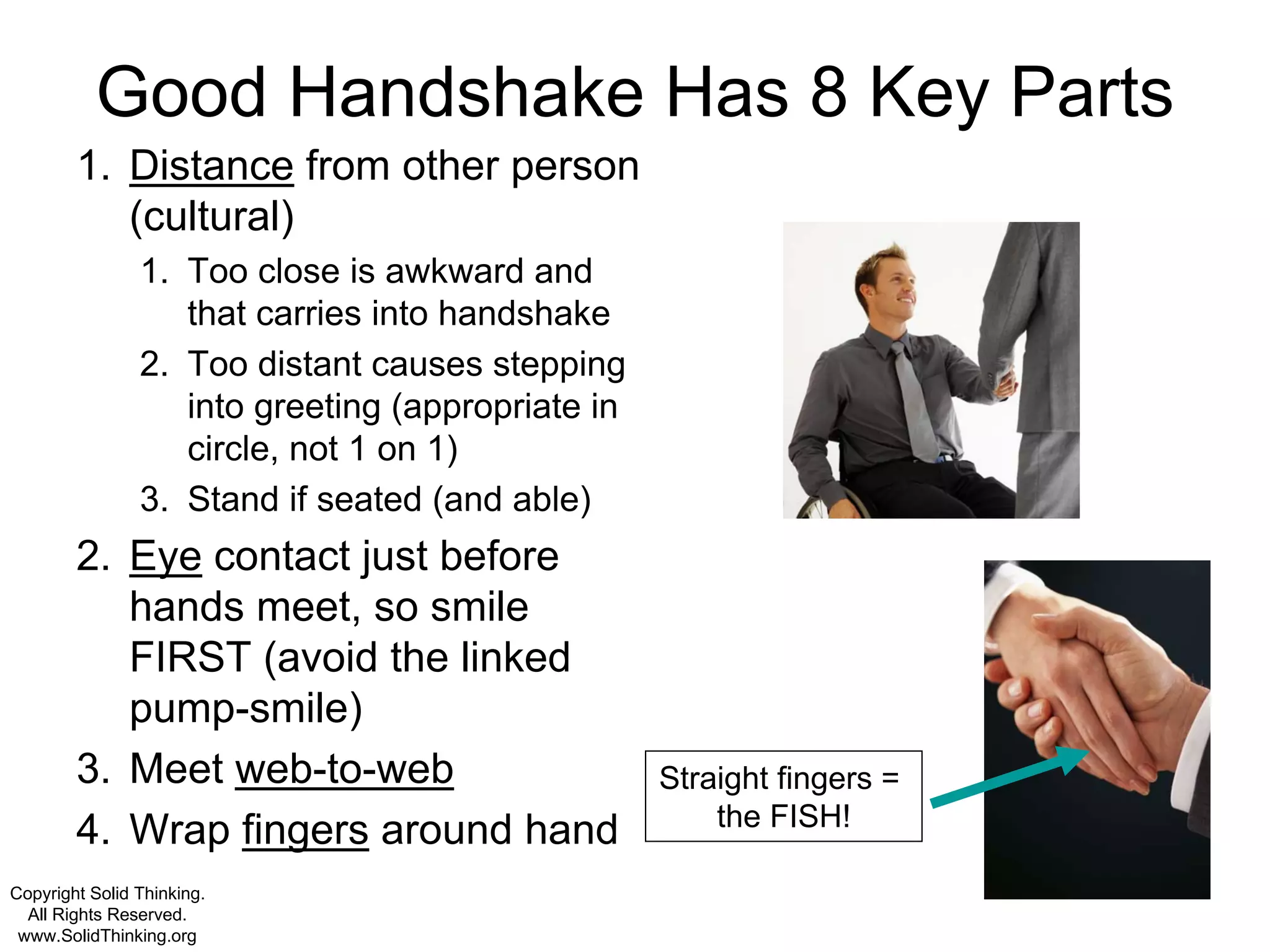 Hand Shaking Basics | PPT