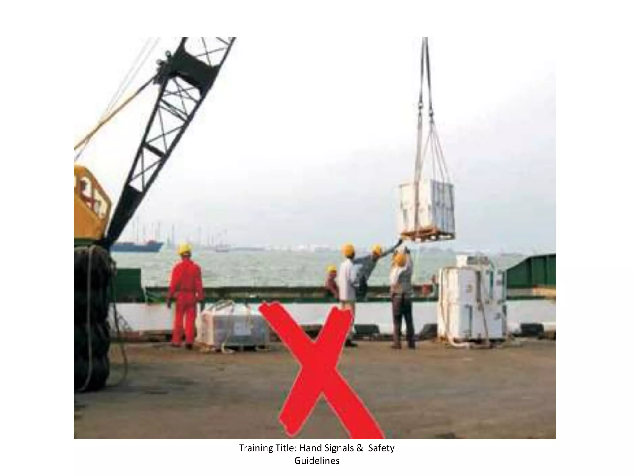 Hand signals & safety guidelines | PPTX