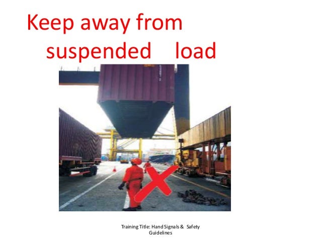 Hand signals & safety guidelines