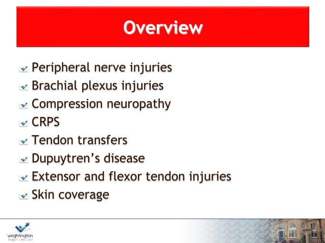 FRCS Revision - Brachial Plexus & Hands | PPT