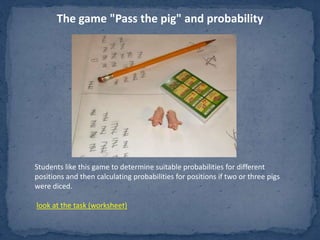 Hands on math at Pestalozzi Gymnasium | PPTX