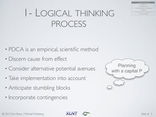 A3 thinking - background, process and examples | PDF