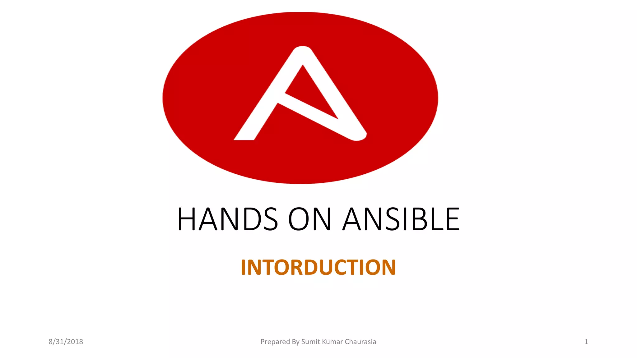 Hands on ansible | PPT