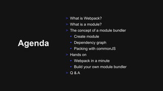 Create a module bundler from scratch | PPT