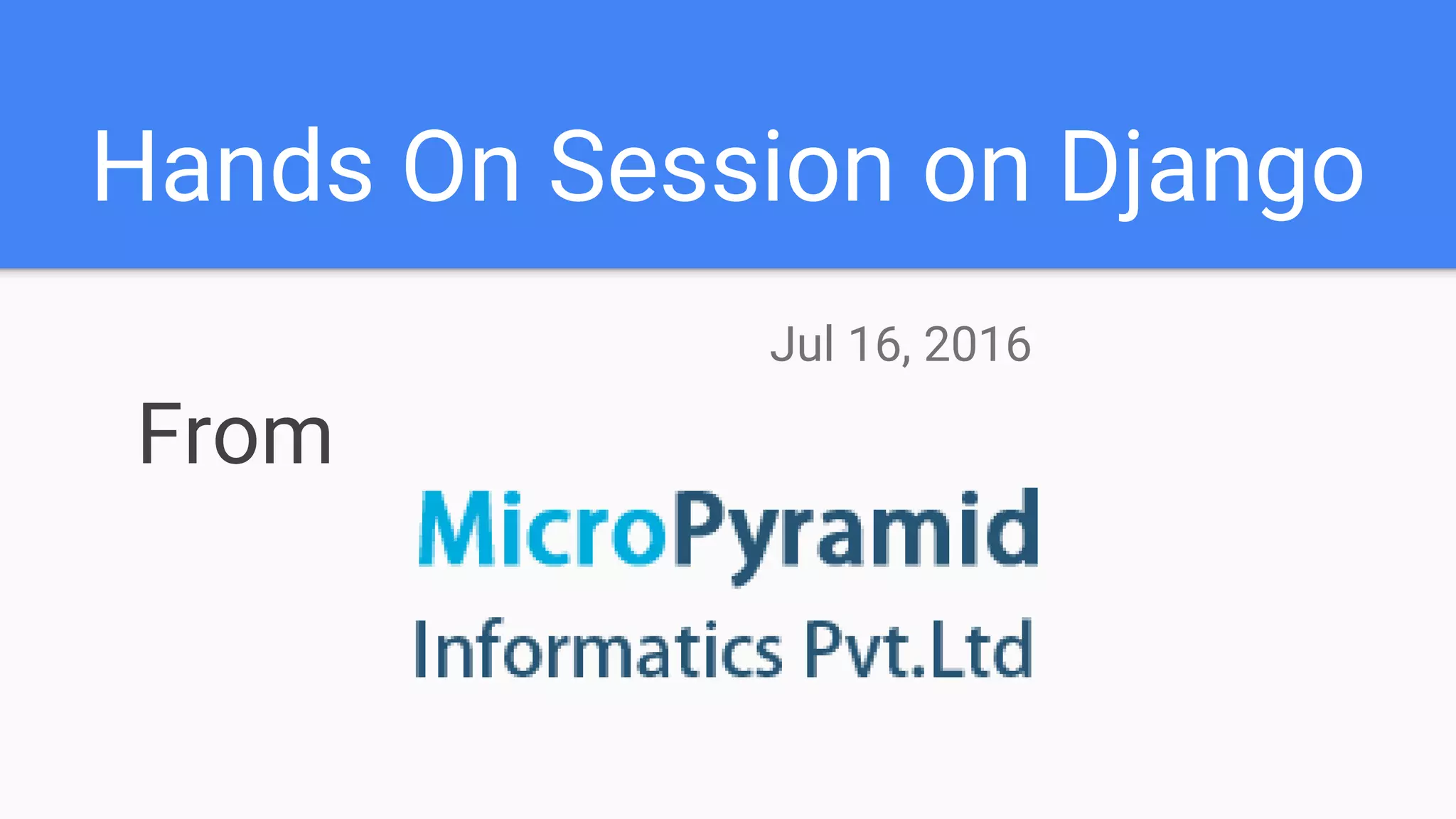 Hands On Django Part 1 Ppt