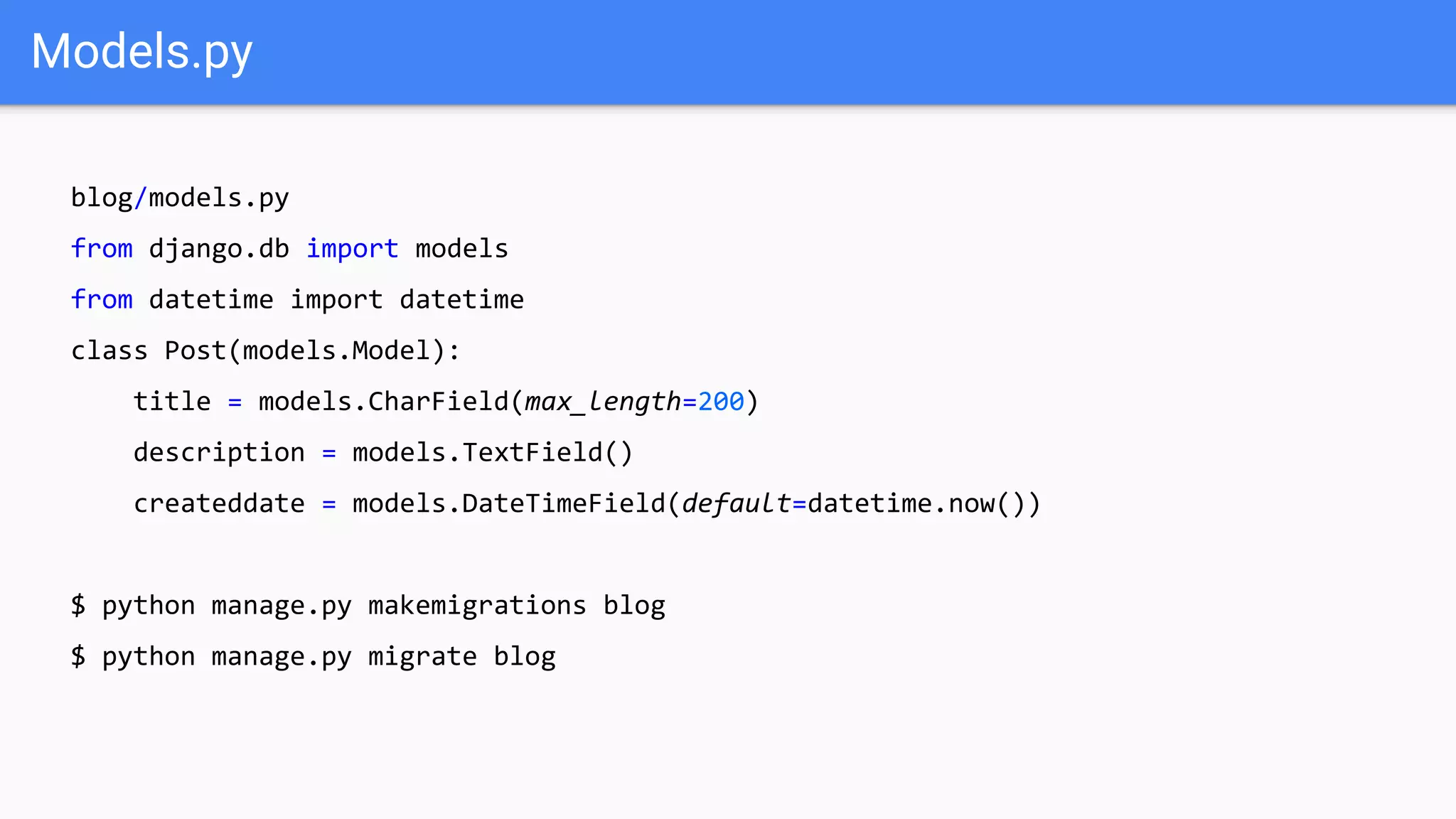 Hands on django part 1 | PPT