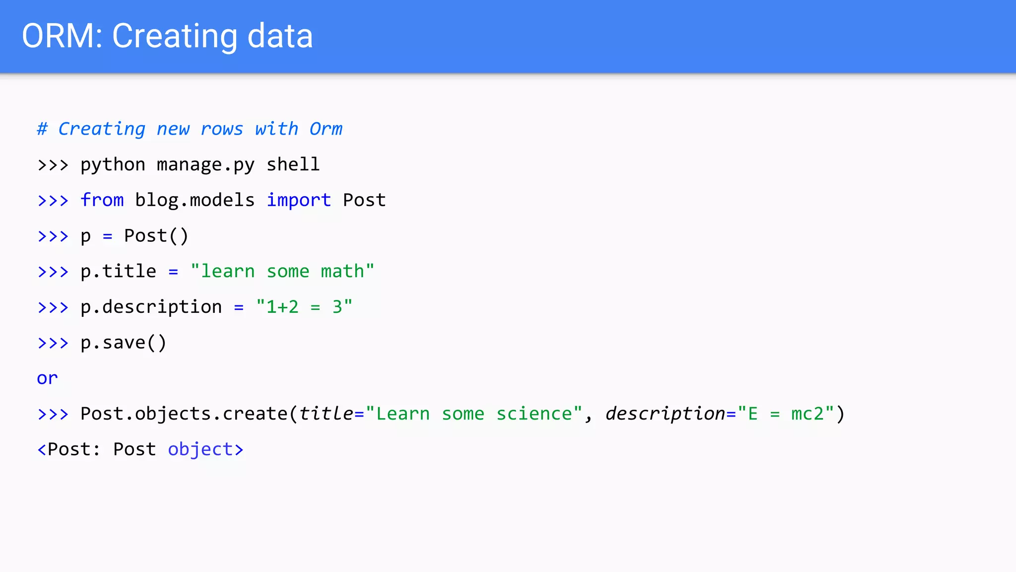 Hands on django part 1 | PPT