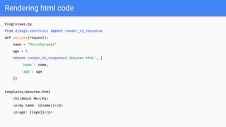 Hands on django part 1 | PPT