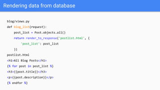 Hands on django part 1 | PPT