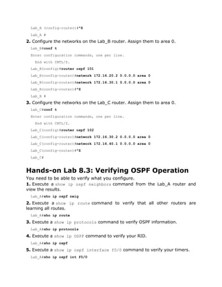 Hands on lab_instruction | PDF