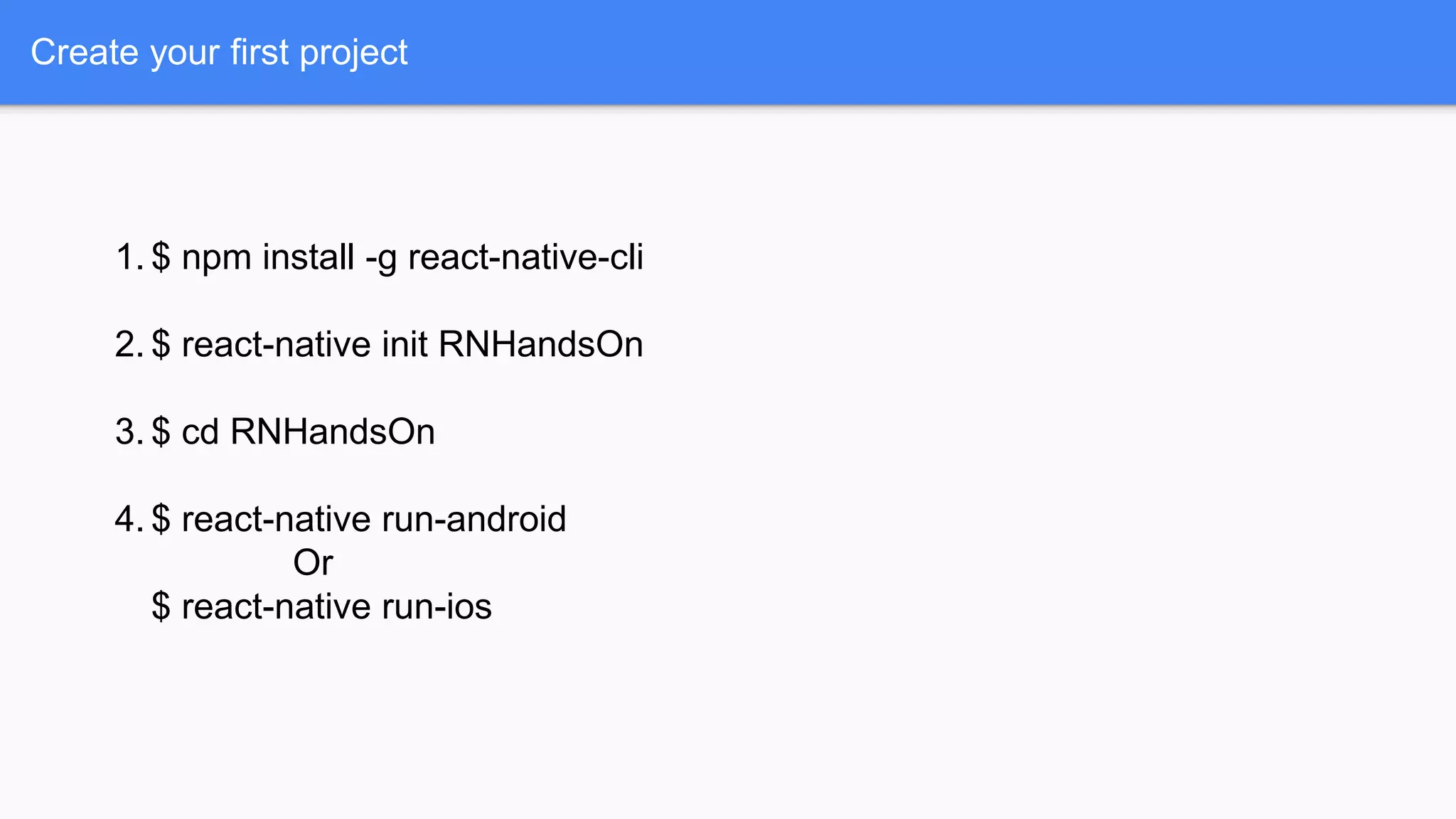 Hands on react native | PPT