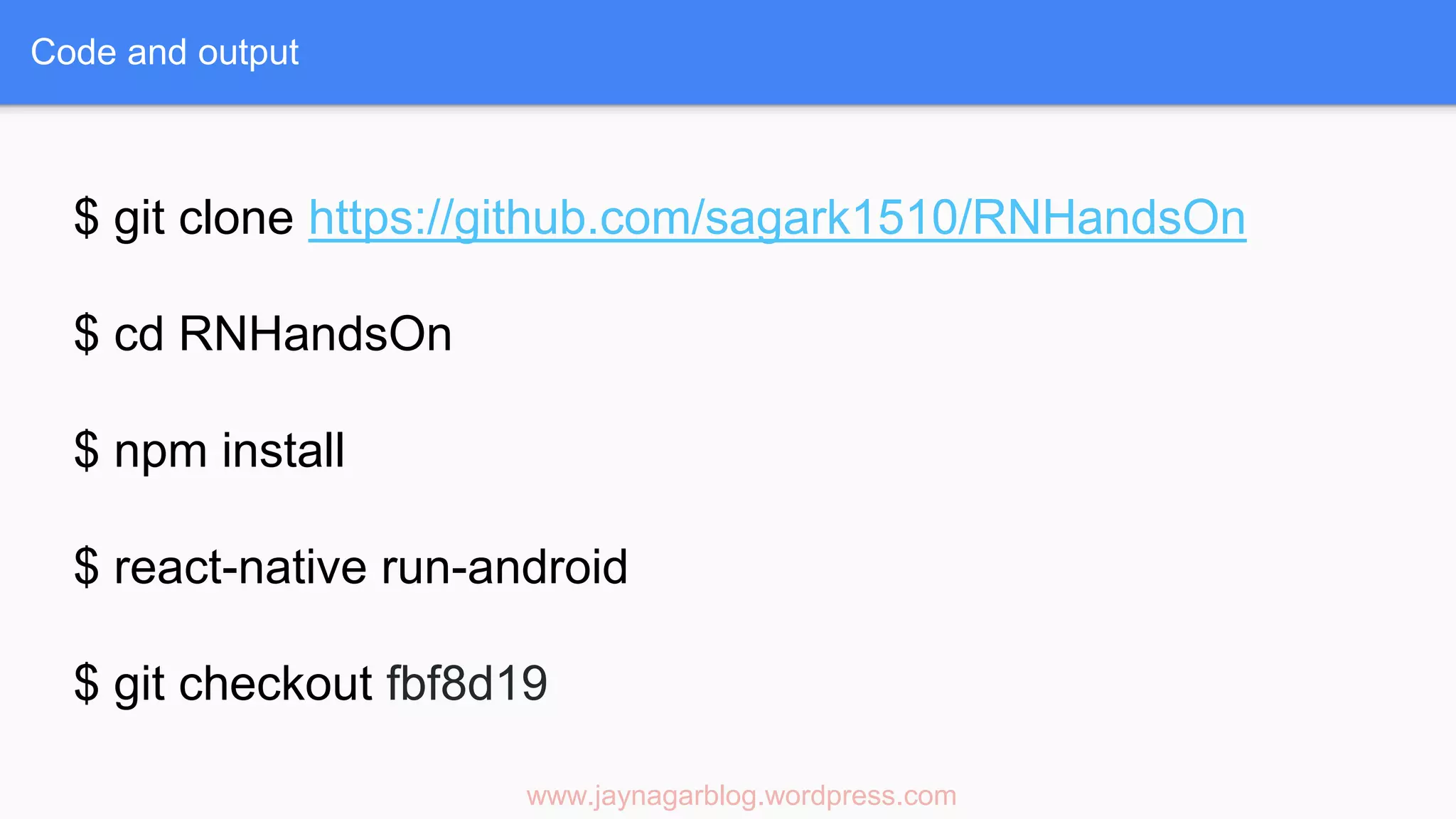 Hands on react native | PPT
